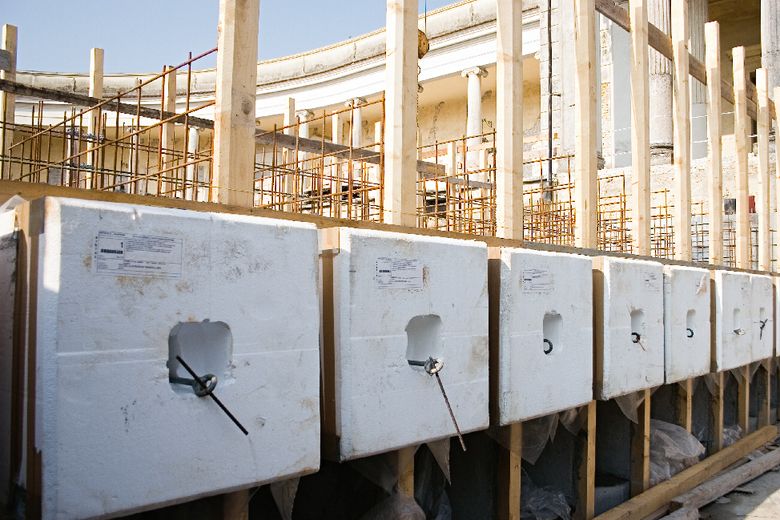 Formworks for cemetery niches - Arbloc